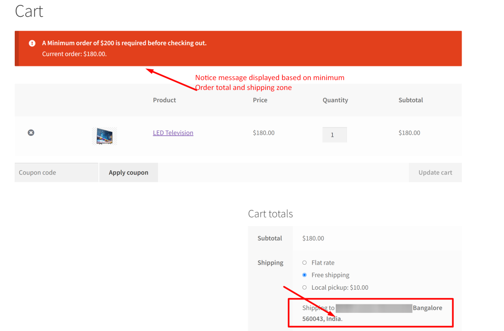 How To Set Minimum Order Amount Based On Shipping Zone In Woocommerce And Also Restrict